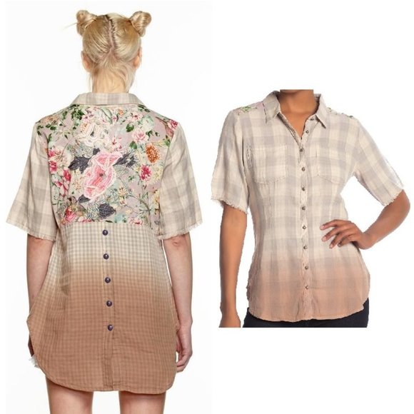 Aratta | Tops | Aratta Margaret Is A Pearl Small Nwt Embroidered Floral ...